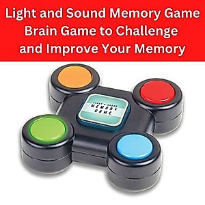 Perfect Life Ideas Light and Sound Memory Game for Kids Adults Stocking Stuffers for Boys Kids - Electronic Game Brain Games Learning Aid Teen Boy Girl Adults Seniors Stocking Stuffers