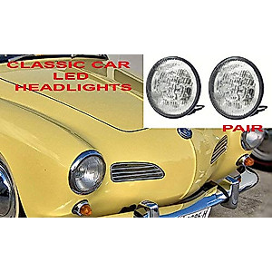 SMD 7 Inch led Glass Headlight Pair keep your original oem classic look with LED Conversion lights pair