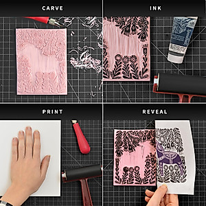 Speedball Deluxe Soft Rubber Brayer, 4-Inch