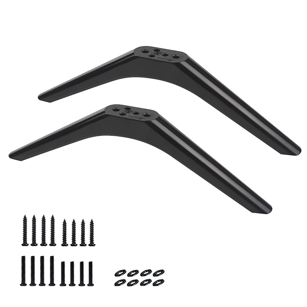 Yaotieci TV legs for TCL TV Stand legs, for Roku TV Stand Legs for TCL 32 inch 32S330 32S327 32S325 32S321 32S305 32S301, TV feet Stand Base for TCL with Screws, Easy to Install