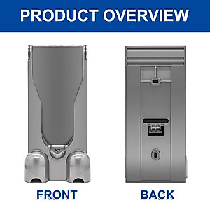 Garbage fighter Vacuum Docking Station Replacement - Wall Mounted Accessories Bracket Compatible with Dyson V11 V15 Vacuum Cleaner Only Part No. 970011-01/970011-02