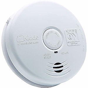 Kidde Hardwired Smoke Detector, 10-Year Battery Backup, Interconnect, Test-Silence Button
