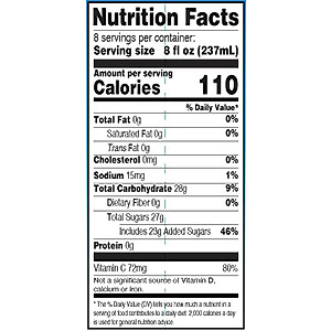 Langers Blue Raspberry Fruit Punch, 64fl oz (Pack of 8)