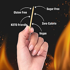 BiteMyWood Cinnamon Toothpicks For Adults Long Lasting Super Hot And Spicy Cinnamon Flavored Toothpicks Perfect For Someone Trying To Quit Smoking Lip Tingling Cinnamon Flavor (100 Picks)