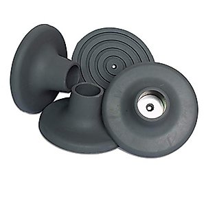 Replacement Feet for Assembly Toilet Safety Feet, Shower Stools and Transfer Bench for Elderly Disable with Upgrade Large Anti-Slip Mat (1-1/8)