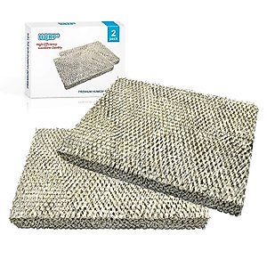 HQRP 2-Pack Water Filter compatible with Honeywell HE260, HE360, HE265, HE365, HE200, HE250, HE260A/B, HE265A/B, HE360A/B, ME360, HE365A/B, HE280, HE300 Humidifiers, HC26A1008 HC26E1004 Replacement