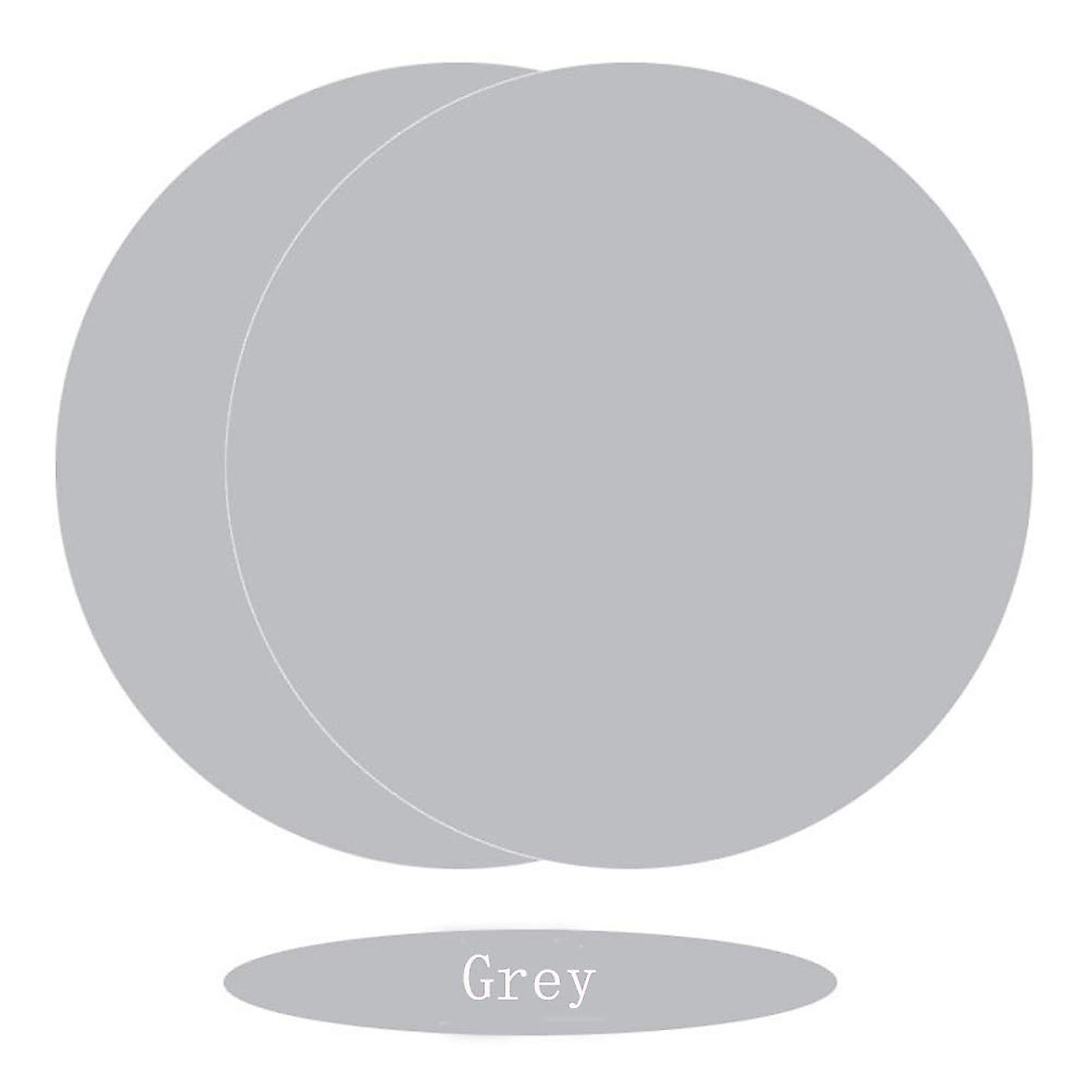 Multi-Purpose Silicone Original Microwave Mat | BPA Free, Food Grade Safe, Heat Resistant to 475°F, Dishwasher Safe - Splatter Guard, Hot Pad, Pot Holder, Minimize Mess,12 Inch, 2PCS (Grey)