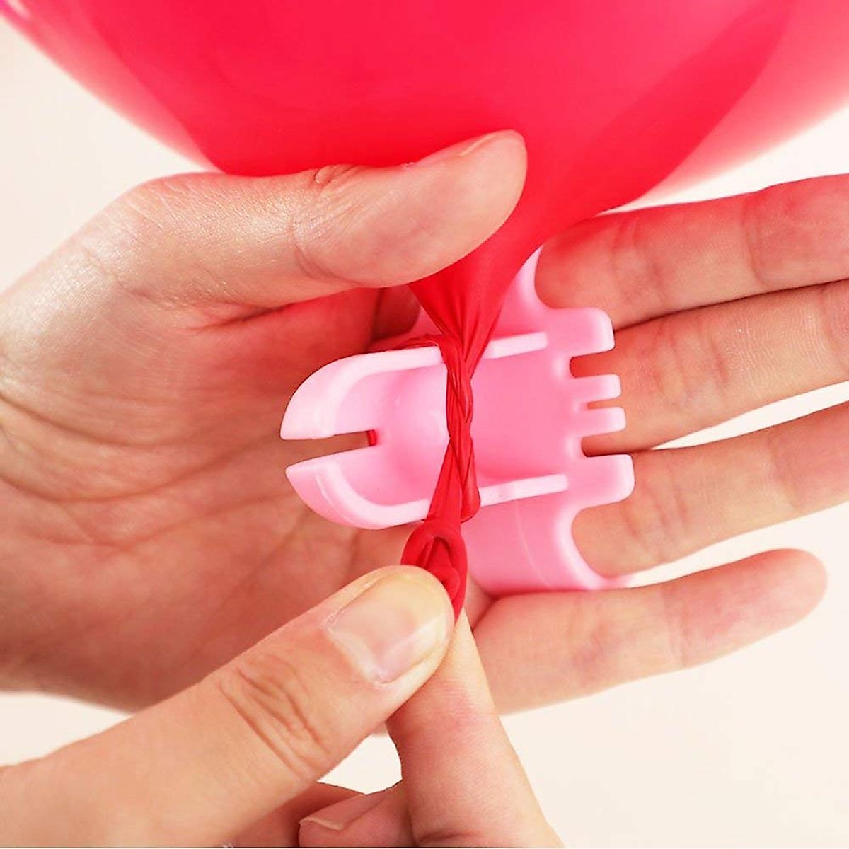 BinaryABC Balloon Tying Tool Device,Balloons Knot Tool,6Pcs(Random Color)