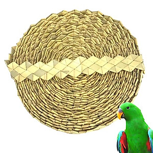 Bonka Bird Toys 3377 Palm Zig Zag Chain Roll 30 Feet Natural Woven Shredder Beak Busy Parrots Craft Part Toy Making Projects Cockatiels Parakeets Conures Amazons African Greys
