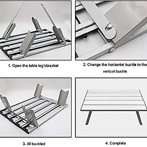 DOUBAO Aluminum Alloy Portable Table Outdoor Furniture Foldable Folding Camping Hiking Desk Traveling Outdoor Picnic mesa plegable