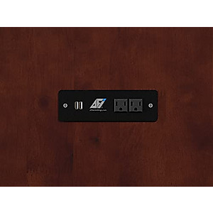 AFI Deerfield Murphy Bed Chest Full, Walnut