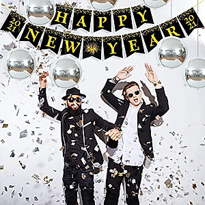 12pcs Silver Foil Balloons Decorations, 6pcs Large 22 Inch and 6pcs Small 10 Inch Round Metallic Helium Silver Balloons 4D Sphere Mylar Foil Mirror for Graduation Birthday Wedding Anniversaries Party