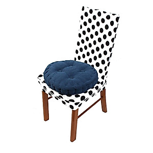 Stormeagle Round Thick Soft Chair Pads Warm Corduroy Cushions Tufted Seat Cushions Pillows Office Pad 14" D.