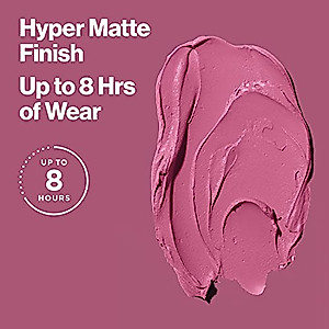 Revlon Ultra HD Lip Mousse Hyper Matte, Longwearing Creamy Liquid Lipstick, in Pink 100 Degrees (805), 0.2 oz