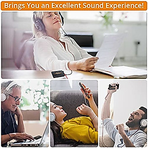 Neoteck Portable 3.5mm Headphone Amplifier Two-Stage Gain Switch, 16-150 Ohm, Aluminum Matte Surface