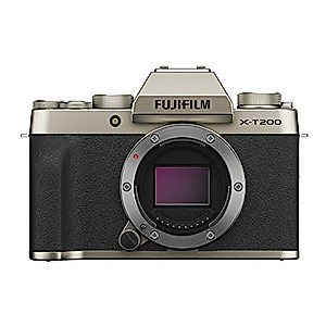Fujifilm X-T200 Mirrorless Camera Body - Champagne Gold