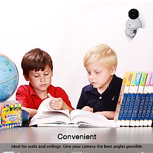 Wall Mount Bracket for YI Dome Camera and YI Cloud Home Camera，HOLACA 360 Degree Protective Adjustable Wall Mount Holder for YI Camera