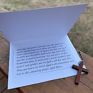 Bible Verses Jar for Emotions and Feelings, Read Me When Bible Verses Jar, Color Coded Scripture Jar Colorful Bible Jar, Prayer Jar with Lid and Cards (3pc, Plastic)