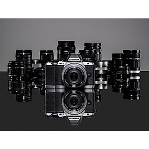 Olympus OM-D E-M10 with M.Zuiko ED 14-42mm 1:3.5-5.6 EZ Lens - Silver - International Version (No Warranty)