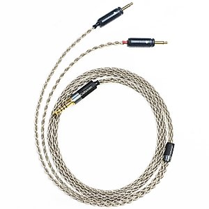 GUCraftsman 6N Single Crystal Silver Upgrade Headphone Cable 3.5mm/4.4mm/4Pin XLR Cable for Focal Elegia Clear Stellia Elear Celestee Radiance Clear PRO Clear MG PRO (2.5mm Plug)