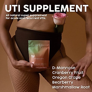 MOMOTARO APOTHECA Urinary Health Supplement, Natural Vaginal & Bladder Health, Urinary Tract Supplements - Cranberry, D Mannose, Vegan - Natural Support for Vaginal Health, pH Balance 60 Capsules