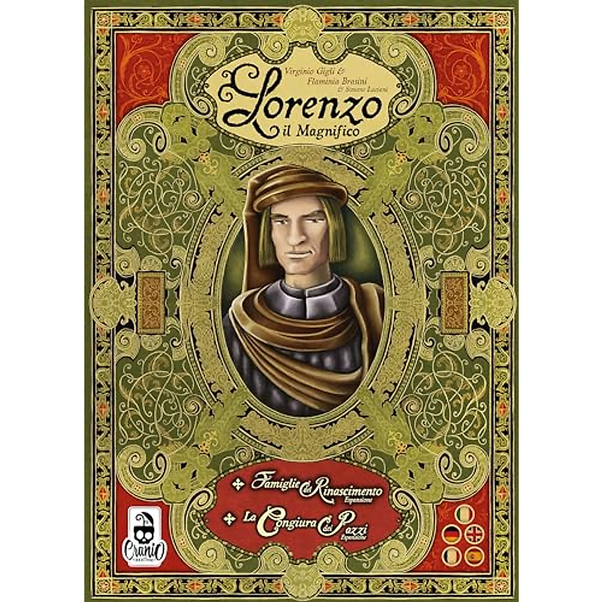 Lorenzo Il Magnifico Board Game 2nd Edition - Strategy Game for Teens and Adults, Fun for Family Game Night, Ages 12+, 2-5 Players, 90 Minute Playtime, Made by Cranio Creations
