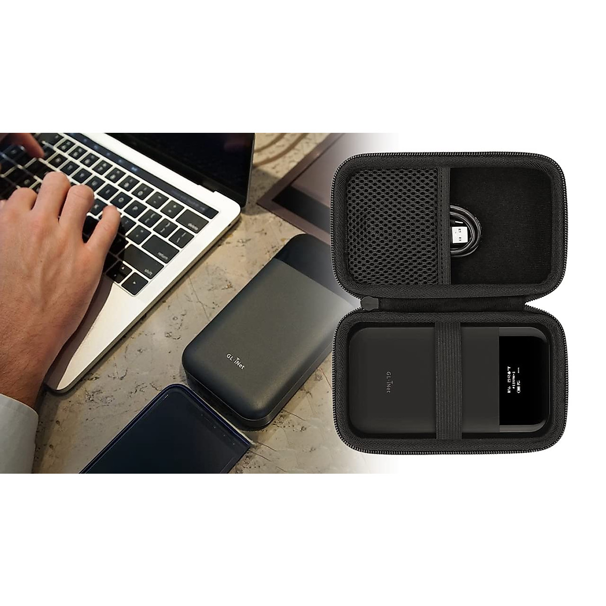 Aenllosi Hard Case Replacement for GL.iNet GL-E750 (MUDI) 4G LTE OpenWrt VPN Router