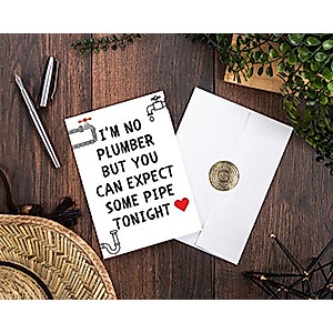 Funny Romantic Joke Card for him or her - Wife, Girlfriend, Boyfriend, Husband or Lover | Naughty Gift - Anniversary , Birthday, Valentine’s Day, Mother's day, Father’s Day | 30th 40th 50th 60th