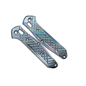 FRAG Oil Slick Black Zirconium Scales for Benchmade 940 Osborne
