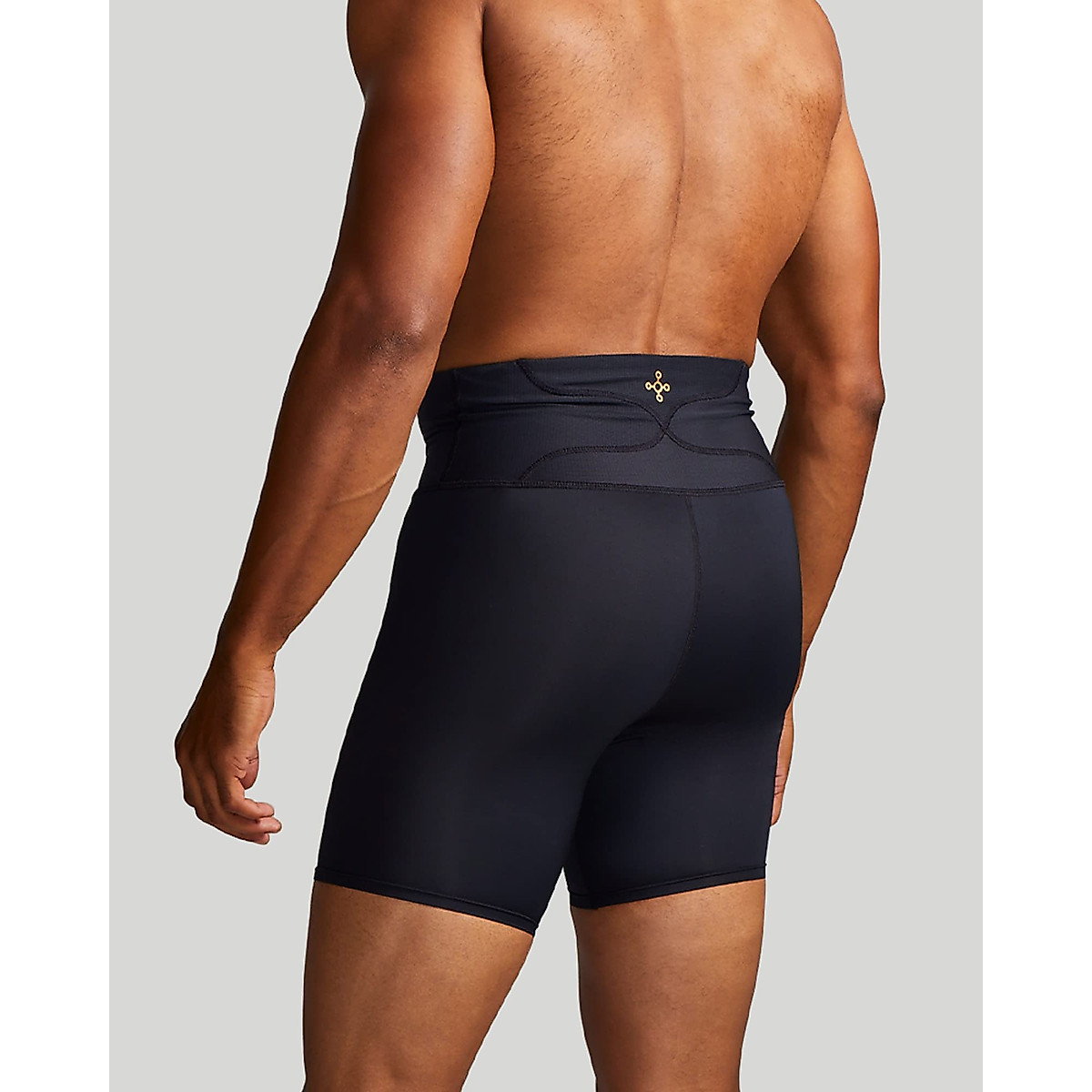 Tommie Copper Men's Pro-Grade Lower Back Support Undershorts - Black, Large