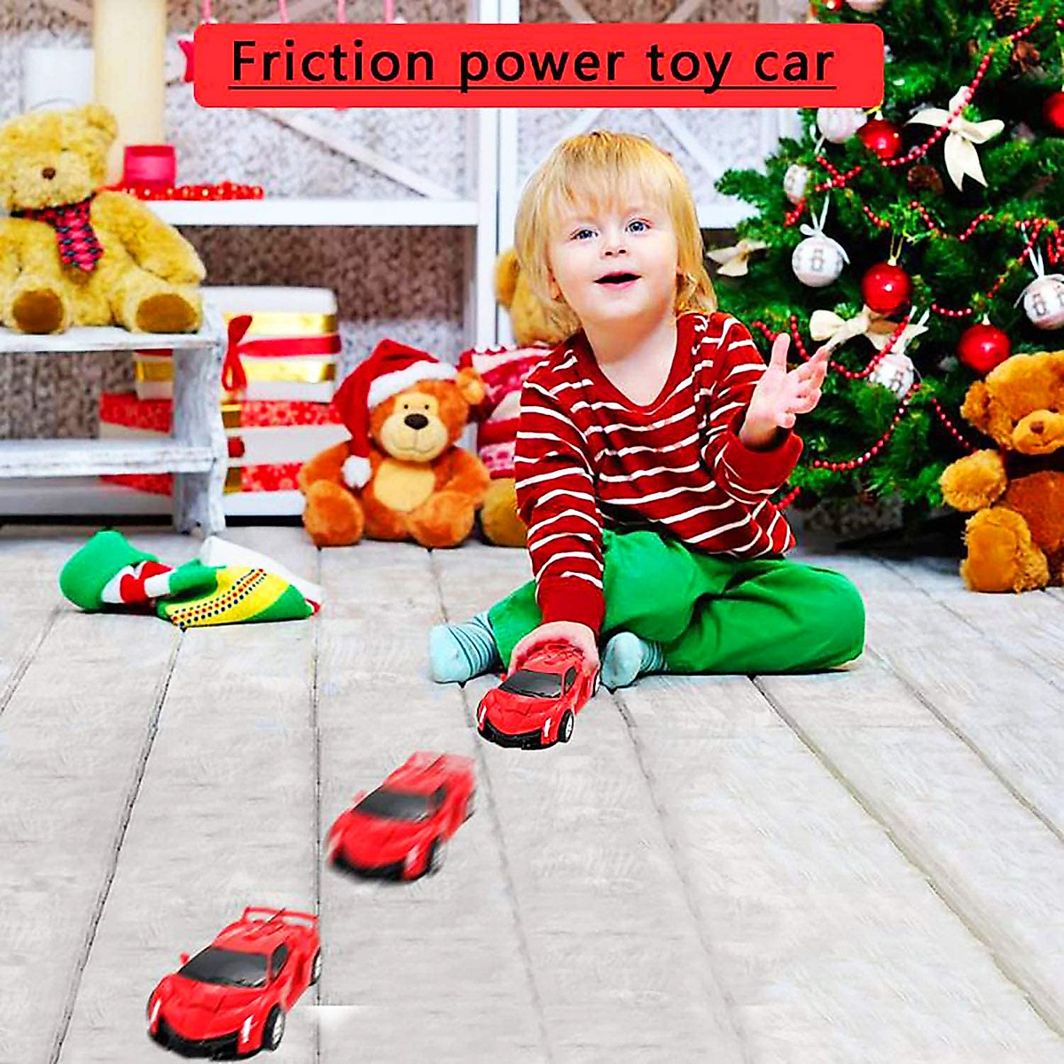 FQDVM Transformers Robot Car 2 in 1 Best Toys for 3 4 5 6 7 8 Year Old Kids， Christmas Birthday Gifts for 3-12 Year Old Boys Girls(Red)