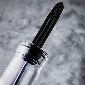 25 Pack Spot Caps Pourer Covers, Liquor Caps Bottle Spout Dust Protection for Liquor Bottles, Black