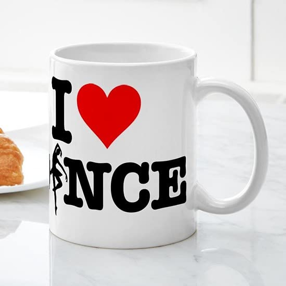 CafePress I Heart Dance Mug Ceramic Coffee Mug, Tea Cup 11 oz