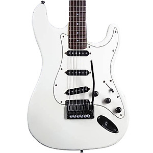 Electric Guitar Single Coil Pickups Set Vintage Voice SSS Replacement for Neck/Middle/Bridge Pickups Squier Stratocaster ST Style Guitar, Black