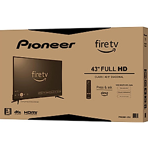 PIONEER All-New 43-inch Class LED Smart Full HD 1080p Fire TV (PN43651-23U, 2022 Model)