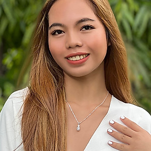 Sterling Silver Small Pineapple Pendant Necklace, 16+2" Extender