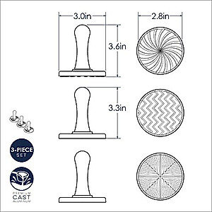 Nordic Ware Geo Cast Cookie Stamps