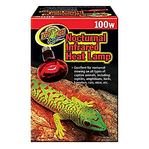 Zoo Med Nocturnal Infrared Heat Lamp, 100 Watts