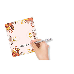 Table Place Card, Fall Thanksgiving Themed Tent Style Cards, Pack of 25 Half-Fold Reception Place Card with Turkey, Perfect for Thanksgiving Dinner, Party, Birthday, Wedding, Banquet A12