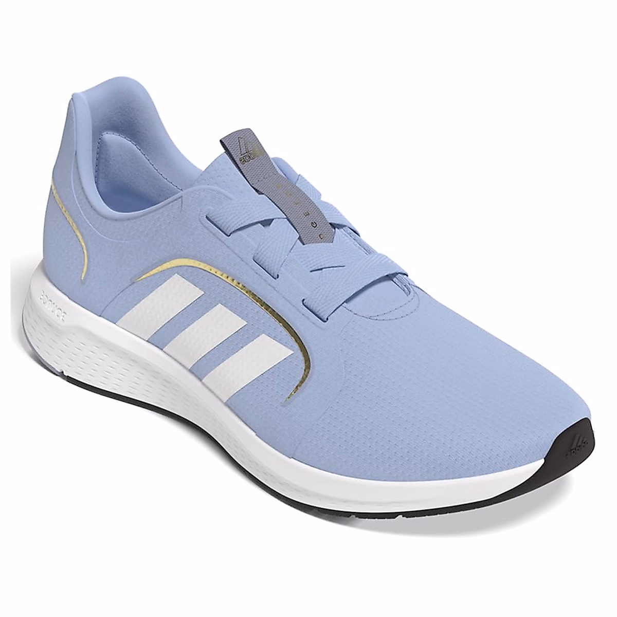 adidas Women's Edge Lux 5 Sneaker, Blue Dawn/White/Silver Violet, 9