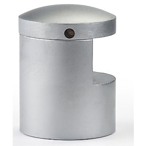 Displays2go 1 x 0.5 Inch Edge Grip Standoff Screws, Satin Aluminum Finish (EG25SA500)
