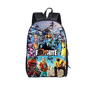 Qck Unisex Anime Backpack 3d Printed Game Backpacks Large Capacity Multifunction Travel Daypacks Sports Bags Game4