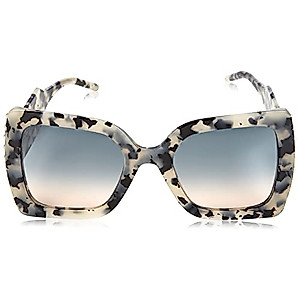 Carolina Herrera CH 0001/S White Havana/Grey Green Shaded 55/23/145 women Sunglasses