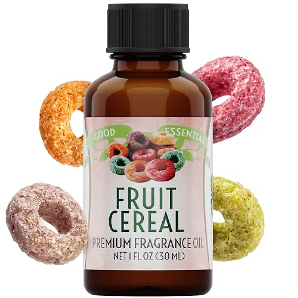 Good Essential Professional Fruity Cereal Fragrance Oil 1 fl oz (30ml) for Candles, Soaps, Lotions, Perfume, Diffuser, Candle Making, Scented Oils