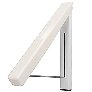 Wall Mounted Clothes Drying Rack, Multifunctional Folding Retractable Clothes Hanger Space Savers Coat Hanger Storage Organiser for Laundry Room, Bathroom, Balcony