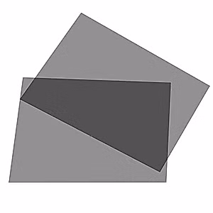 Adhesive Polarized Film Sheets Polarizer Linear Polarizing Filter 11.8 x7.8 inches for Screen Repair and Educational Physics, 2 Pack