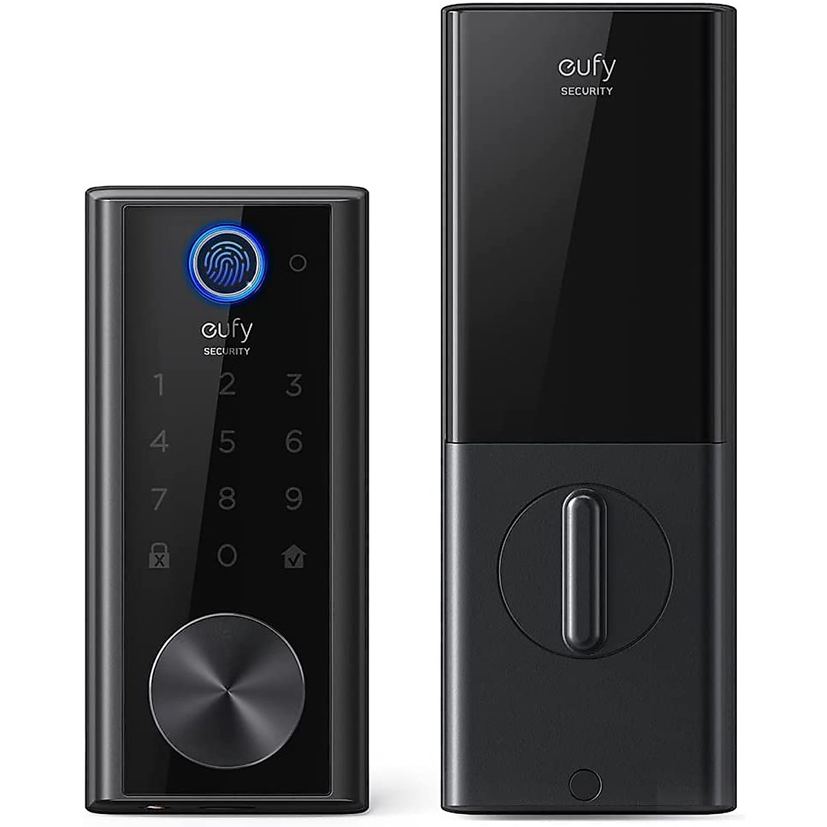 eufy Security Smart Lock Touch, Remotely Control with Wi-Fi Bridge, Fingerprint Keyless Entry Door Lock, Bluetooth Electronic Deadbolt, Touchscreen Keypad, BHMA Certified, IP65 Weatherproof