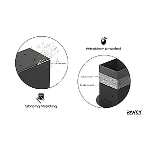 GMINO™ Link 6 Outdoor Framing Module | 6x6 Post Bracket | Pergola Fence Kit - 2 Per Pack