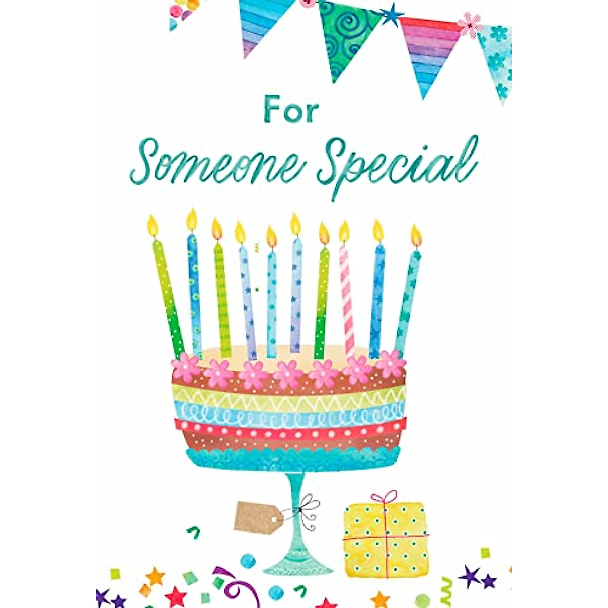 DaySpring - For Someone Special - Birthday – King James Version – 4 Design Assortment with Scripture – 12 Boxed Birthday Cards & Envelopes (J9175)