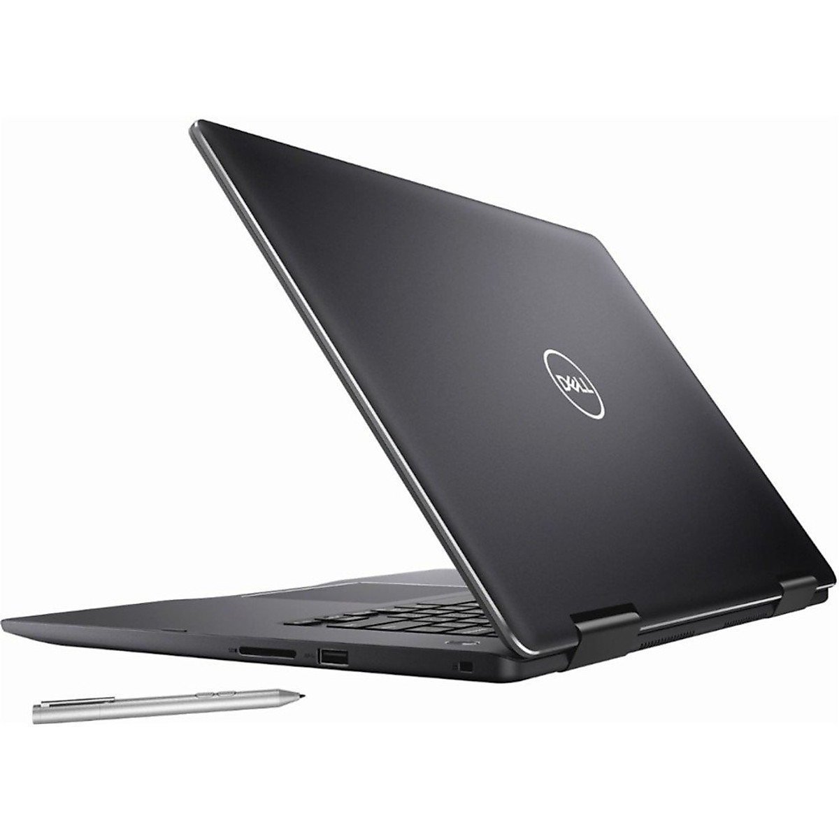 Dell - 2-in-1 15.6" 4K Ultra HD Touch-Screen Laptop - Intel Core i7 - 16GB Memory - NVIDIA GeForce MX130 - 256GB SSD - Abyss Black